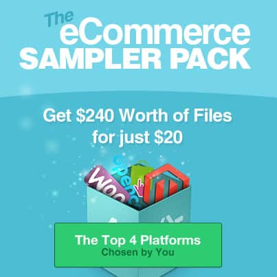 Why should you get the eCommerce Sampler Pack?