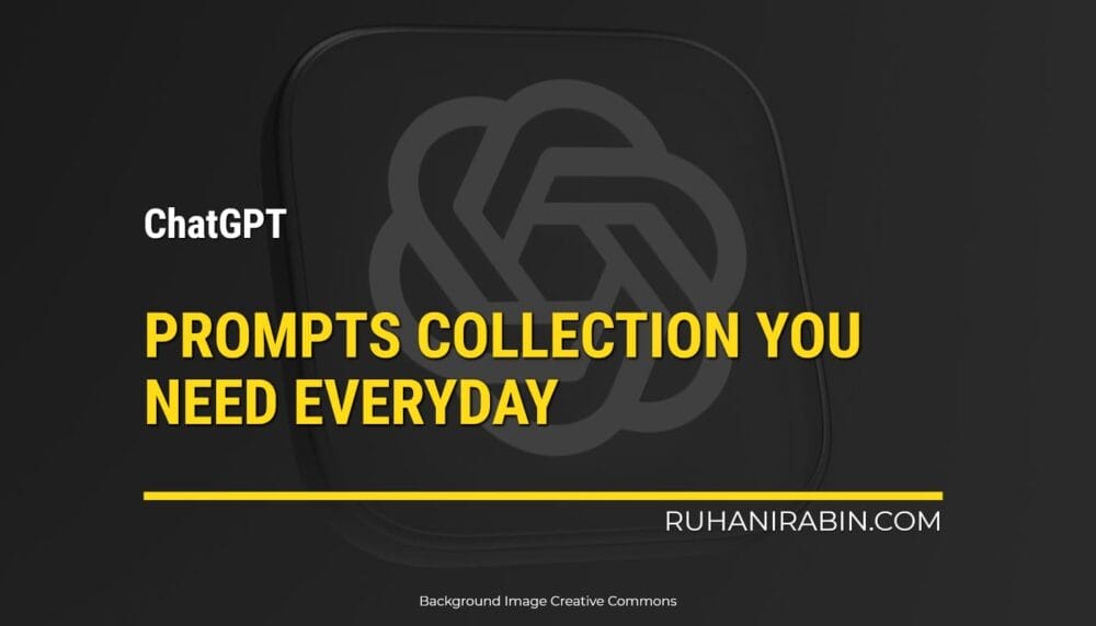 The ChatGPT Prompts — Get Things Done with AI - RuhaniRabin.com